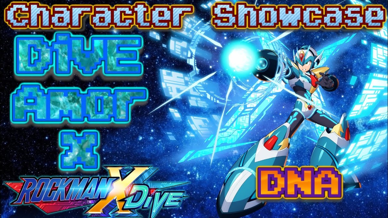 Mega Man X DiVE - DiVE Armor X (DNA) - Character Showcase - YouTube