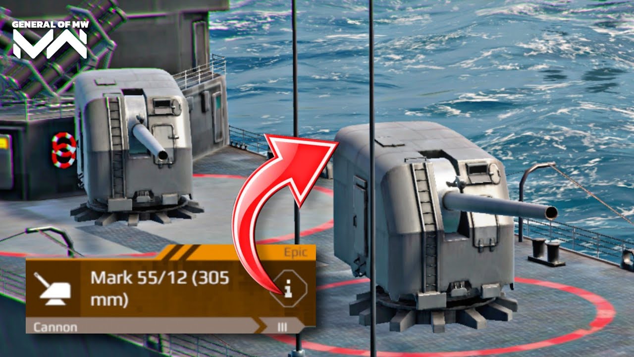 Modern Warships: Mark 55/12 (305 mm) Cannon - New Event Free Main ...