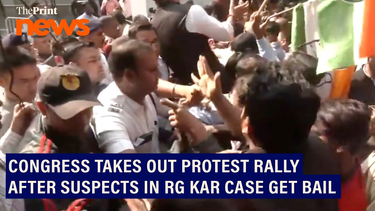 Congress takes out protest rally in Kolkata after suspects in RG Kar ...