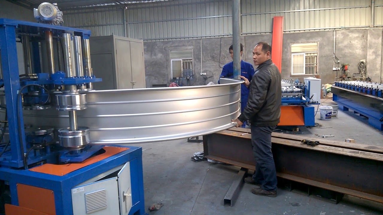 Bending roll forming machine - YouTube