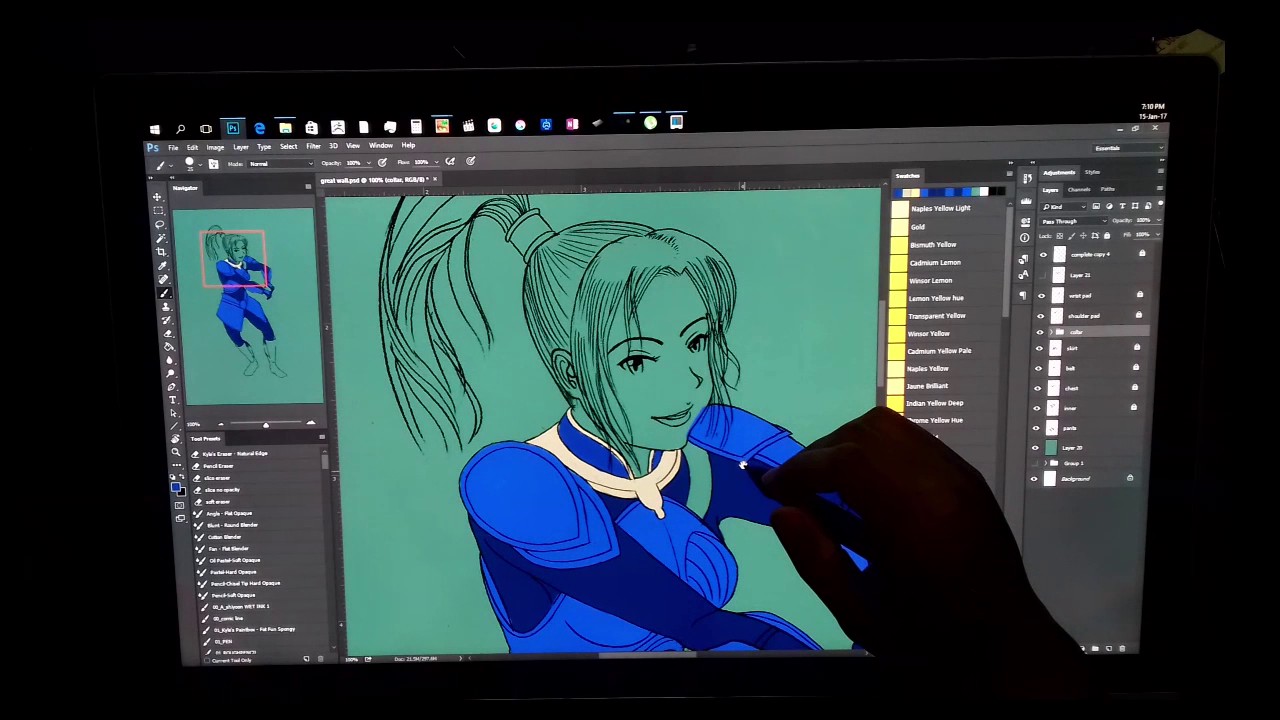 The Great Wall movie Commander Lin Mei Fan Art - Part 1 - YouTube