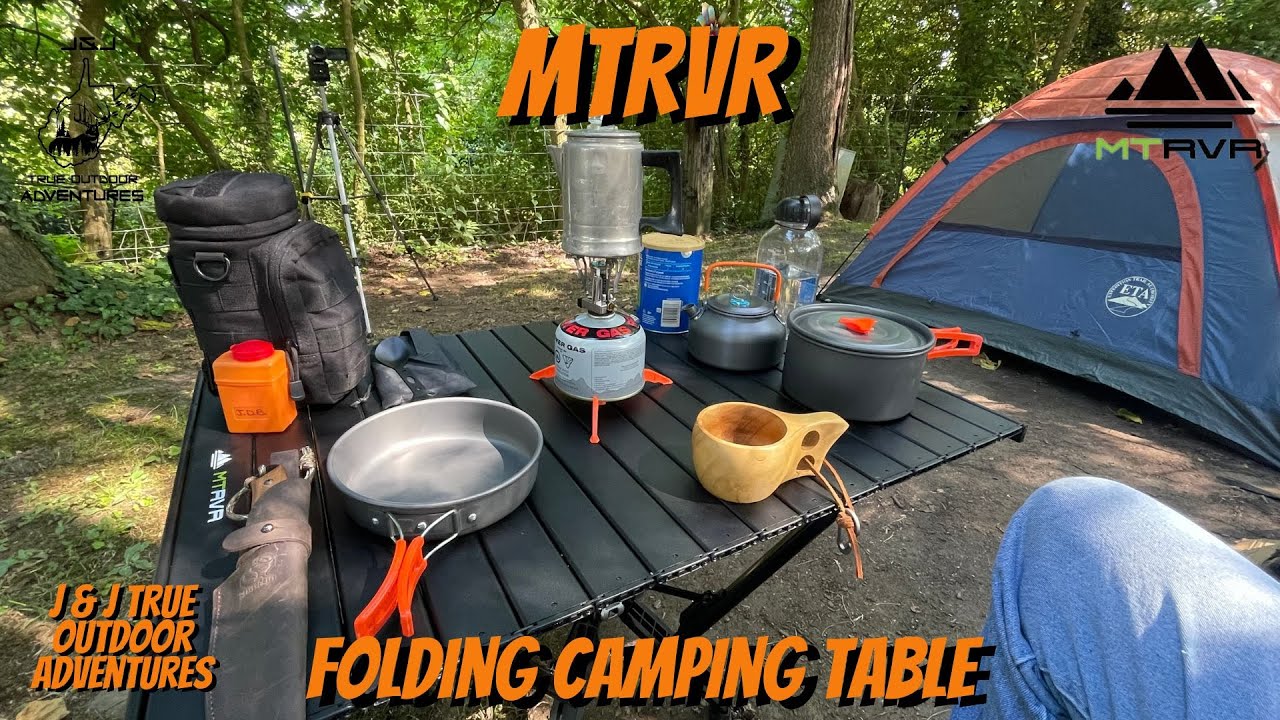 MTRVR Folding Camping Table - YouTube