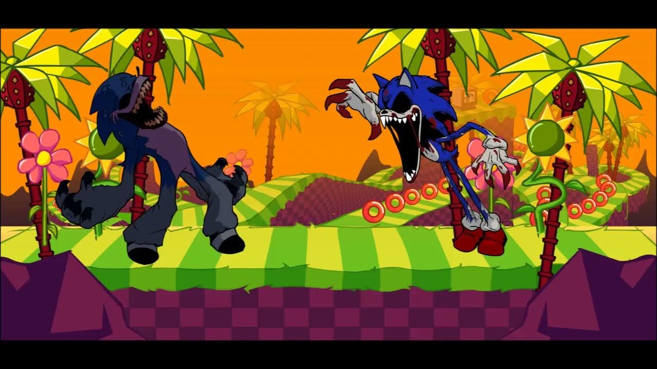 FNF Vs Sonic.exe - Manual Blast But Hog/Scorched Vs Faker/EXE - YouTube