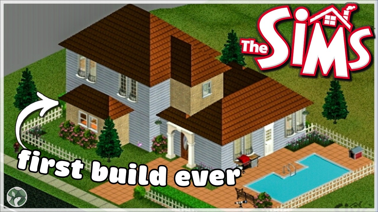 Family Home in The Sims 1 👪 The Sims Speed Build - YouTube
