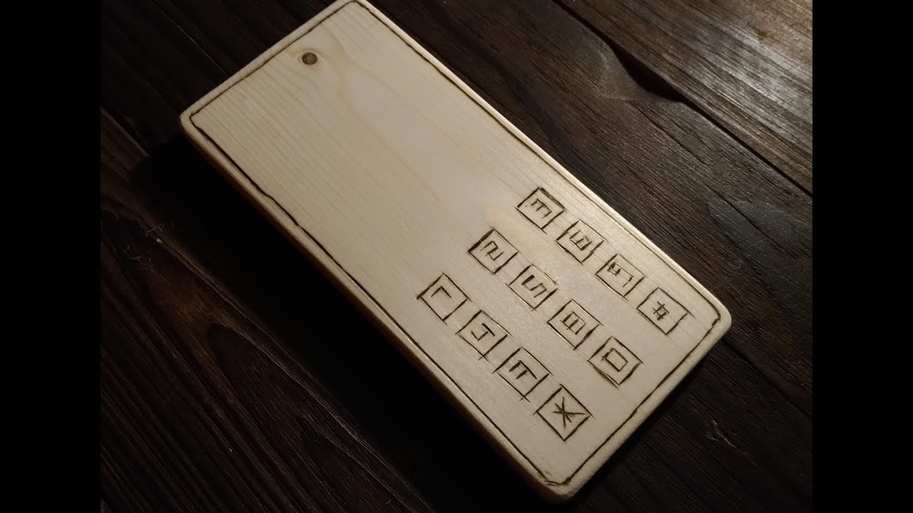 Making a wooden toy phone - YouTube
