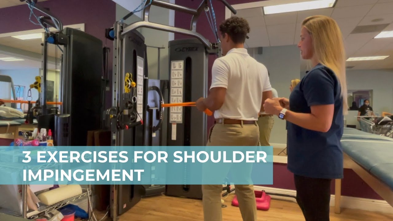3 Exercises For Shoulder Impingement - YouTube