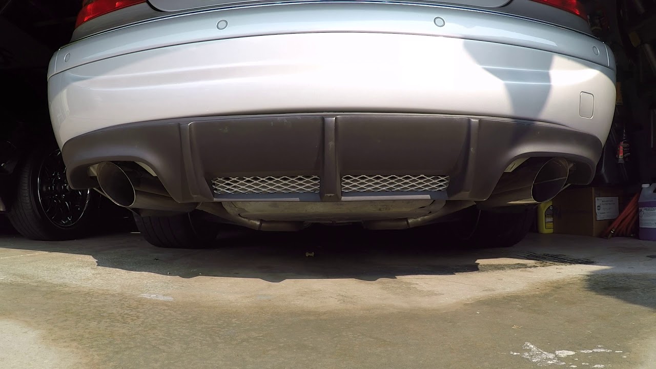 Mercedes Benz CL600 V12 W215 Motor tuned sounds with custom exhaust ...