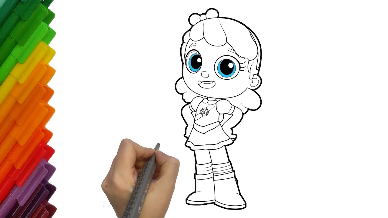🌈True and the Rainbow Kingdom Easy Drawing and Coloring for Kids - YouTube