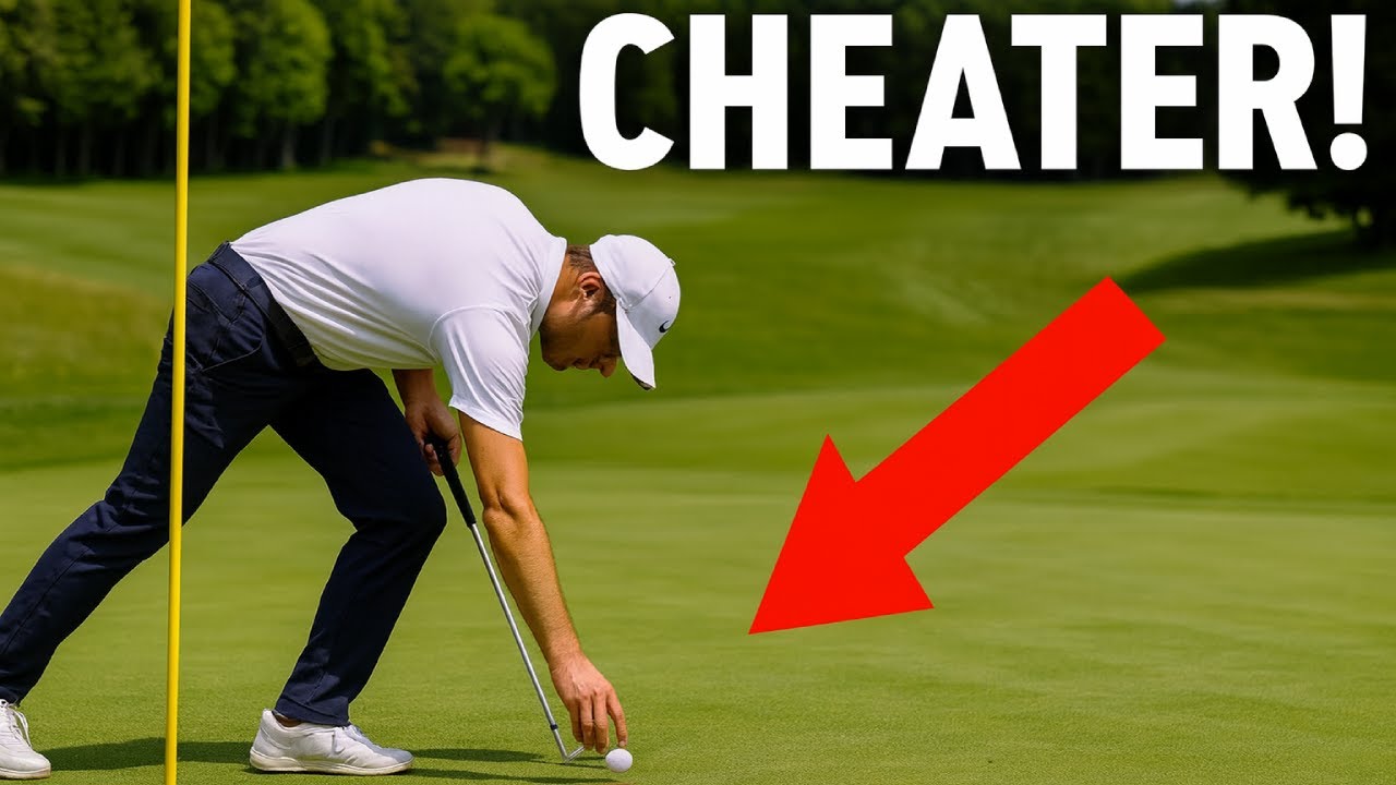 10 Times Golf Players Caught Cheating During Game! - YouTube