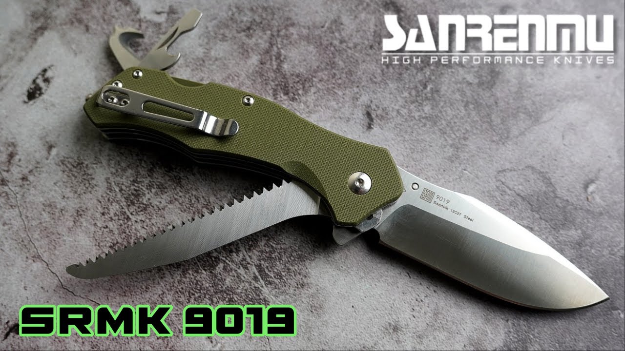 [나이프] !! 가성비 끝판왕 !! SANRENMU SRMK 9019 - YouTube