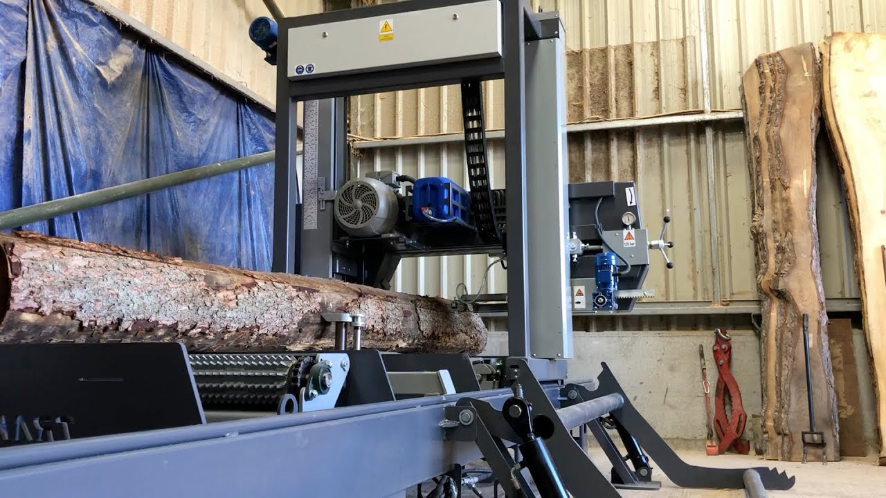 The very first cut on the new Sawmill (teaser) - YouTube