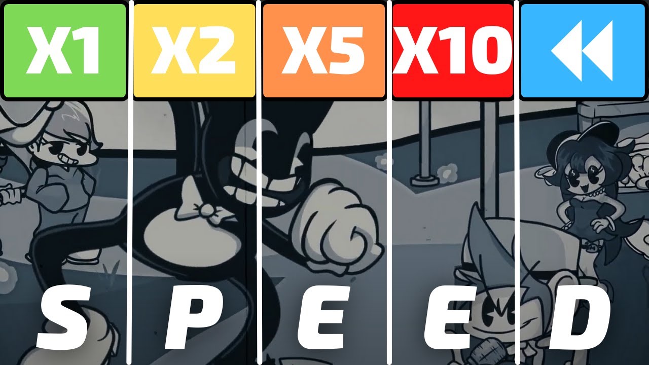 FNF Friday Night Funkin' Toon Swing Song Classic Battle - YouTube