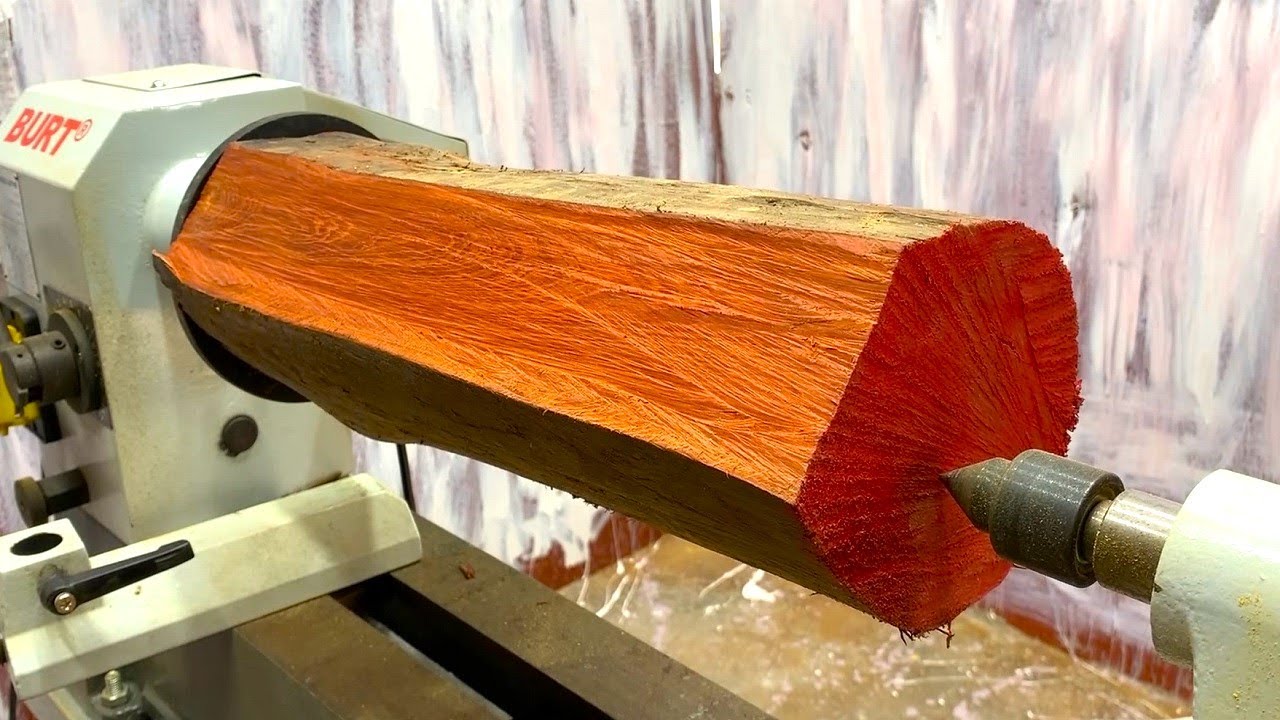 The Man Turned An Expensive Red log into A unique, one of a kind work ...