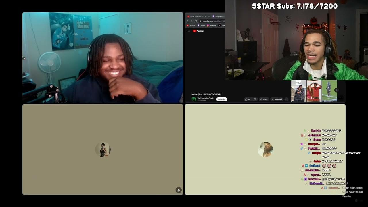 Plaqueboymax Sets Up Tae2Smooth With E-Girl + Makes Her Rate His Homies - YouTube