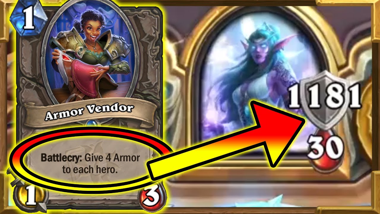 NEW INFINITE ARMOR DECK! Armor Vendor Is THE BEAST Card To Put In Any ...