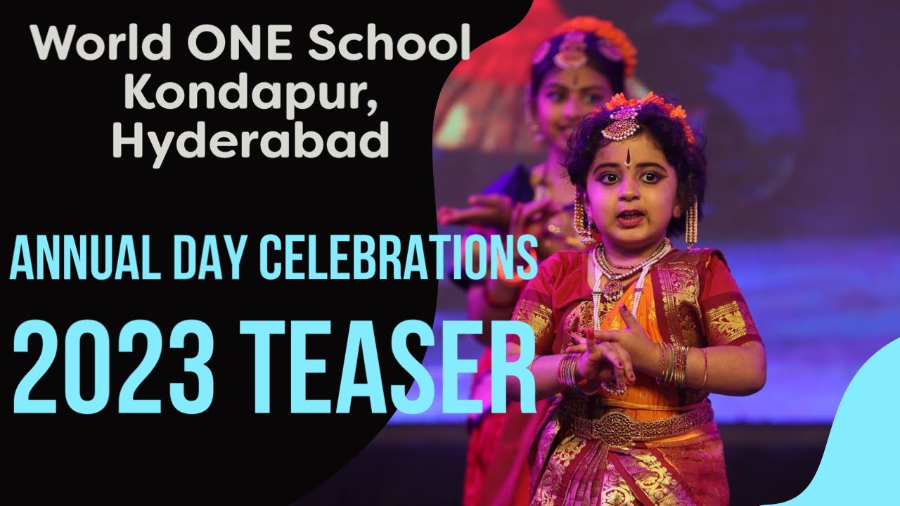 World One School Annual Day Celebrations Teaser 2023 - YouTube