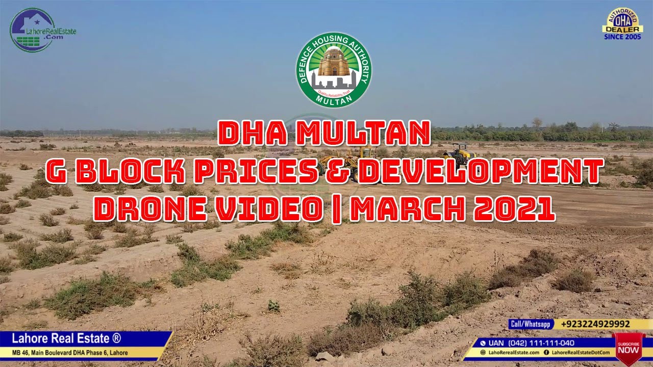 DHA Multan G Block | Prices & Development Status | Future Prospects ...