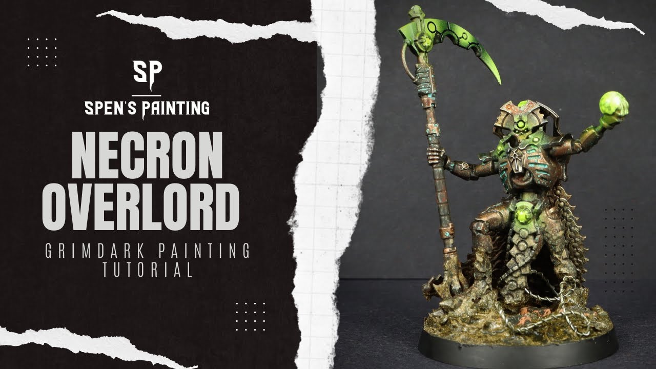 How to paint: Grimdark Necrons - grime, rust, OSL and more! - YouTube
