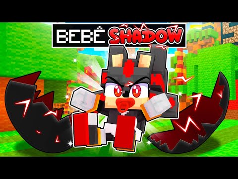NASCI COMO BEBE SHADOW no MINECRAFT! - YouTube