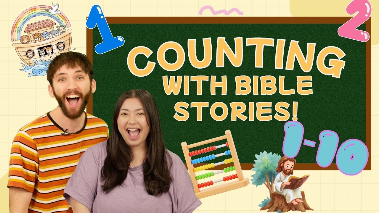LEARNING TO COUNT WITH BIBLE STORIES! | Number Recognition, Bible ...