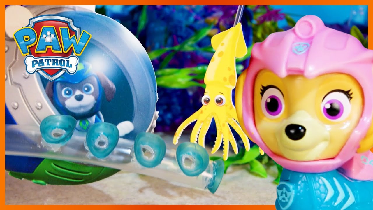Aqua Pups Stop Moby’s Machine - PAW Patrol - Toy Play for Kids - YouTube