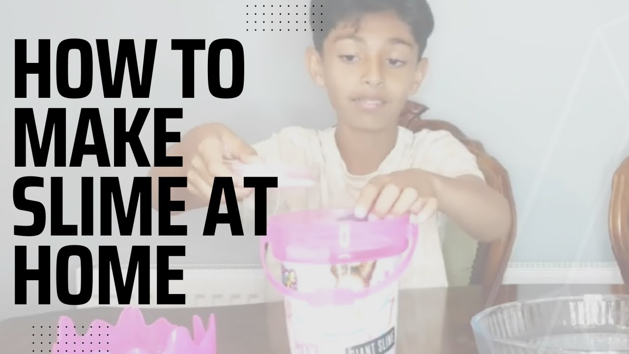 How to make Slime at Home | slime making - YouTube