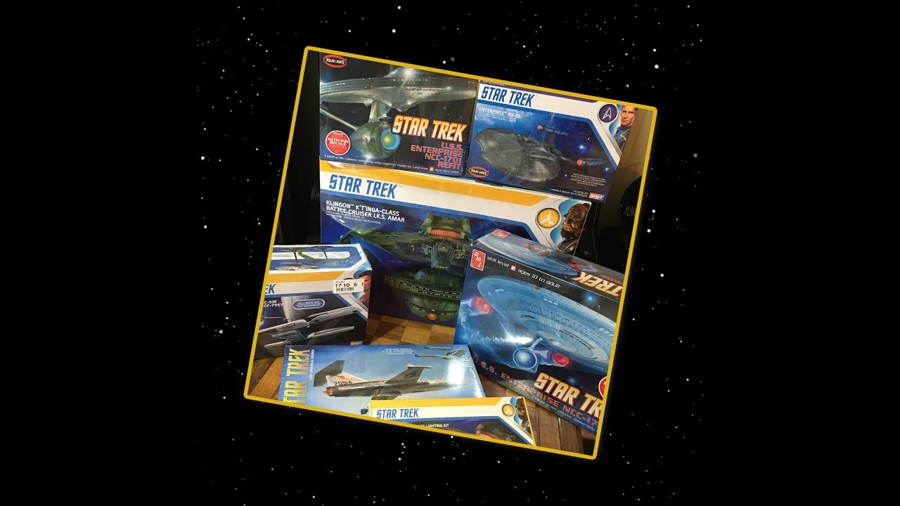 New Star Trek Model Kits (Upcoming Projects) - YouTube
