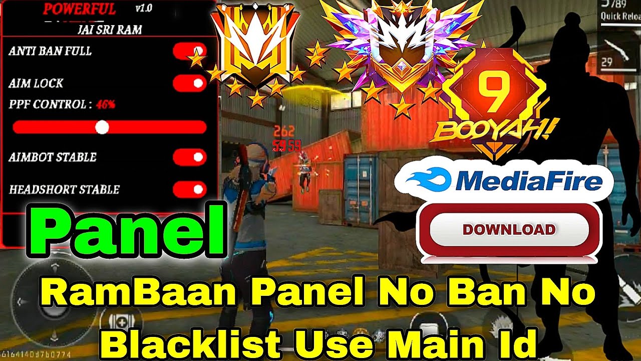 Free fire panel AntiBan free fire panel cs Rank 999 star Push injector ...