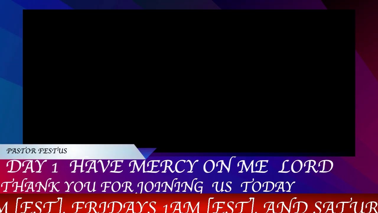 DAY 1 HAVE MERCY ON ME LORD - YouTube