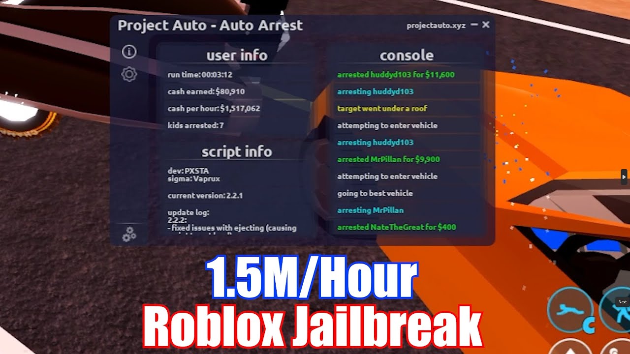 OVERPOWERED FREE Auto Arrest Exploit/Script in Roblox Jailbreak ...