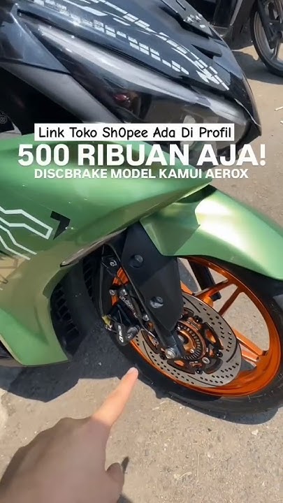 Aerox Pasang Discbrake Black Diamond (Link Toko Online Ada Di Profil) #cvm3motoshop #aerox # ...
