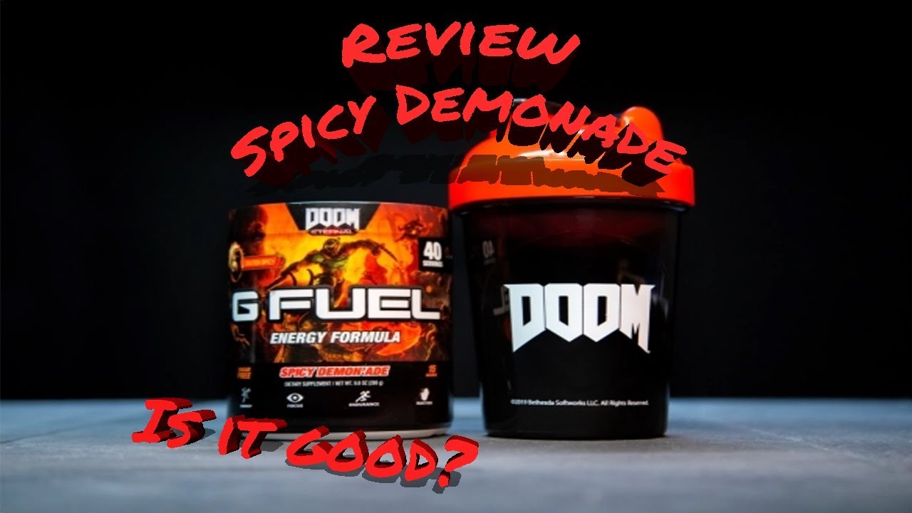Review G FUEL Spicy Demonade - YouTube