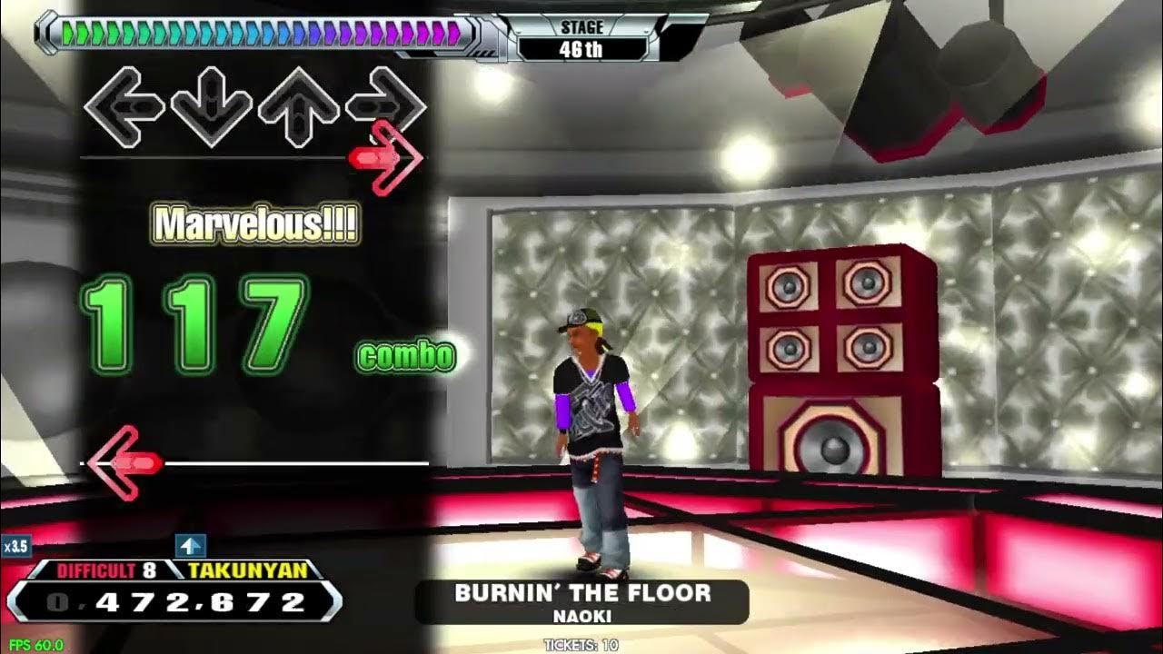 【DDR GRAND PRIX】BURNIN' THE FLOOR【DIFFICULT】 - YouTube