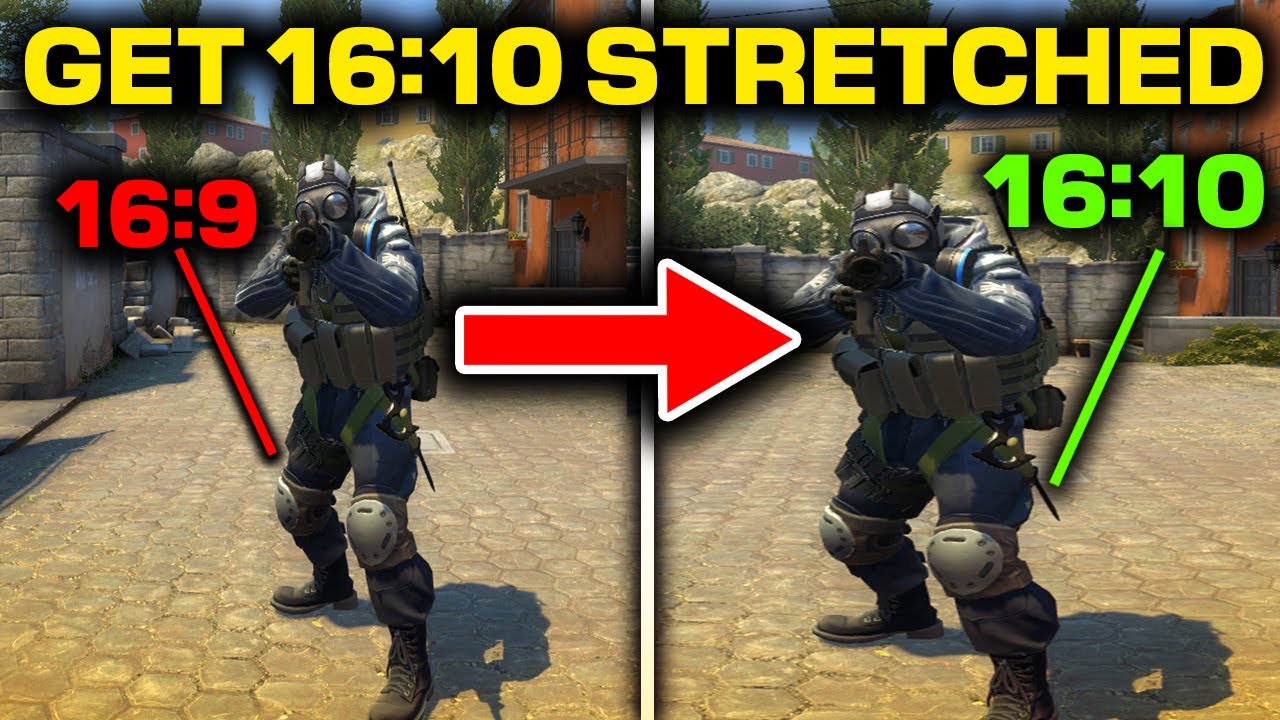 How To Play CS GO In 16 10 STRETCHED Resolution 2023 YouTube