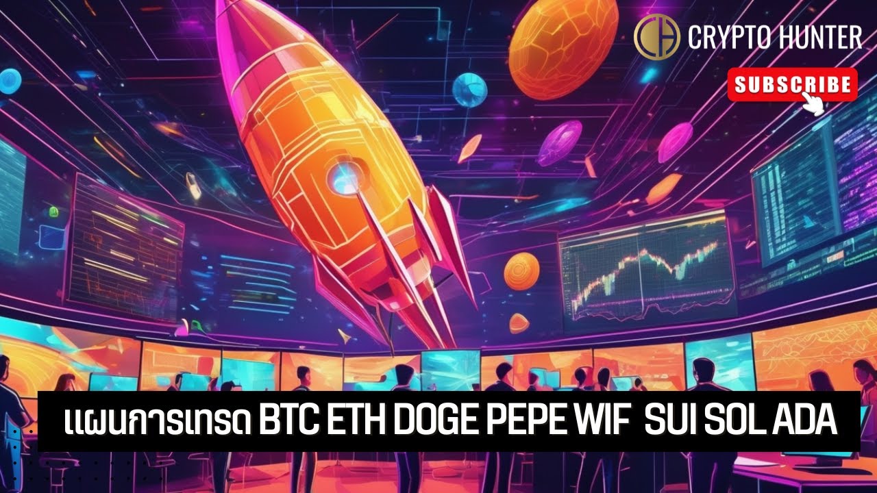 แผนการเทรด BTC ETH DOGE PEPE WIF SUi SOL ADA - YouTube