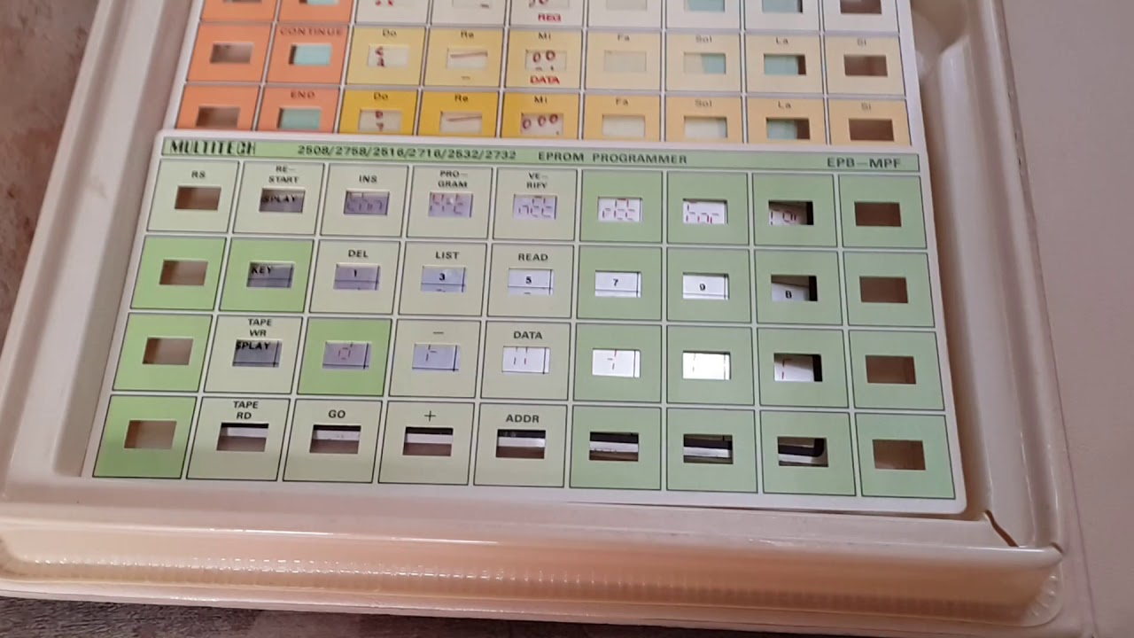 Micro - Professor con Z80 CPU. MPF -I. - YouTube