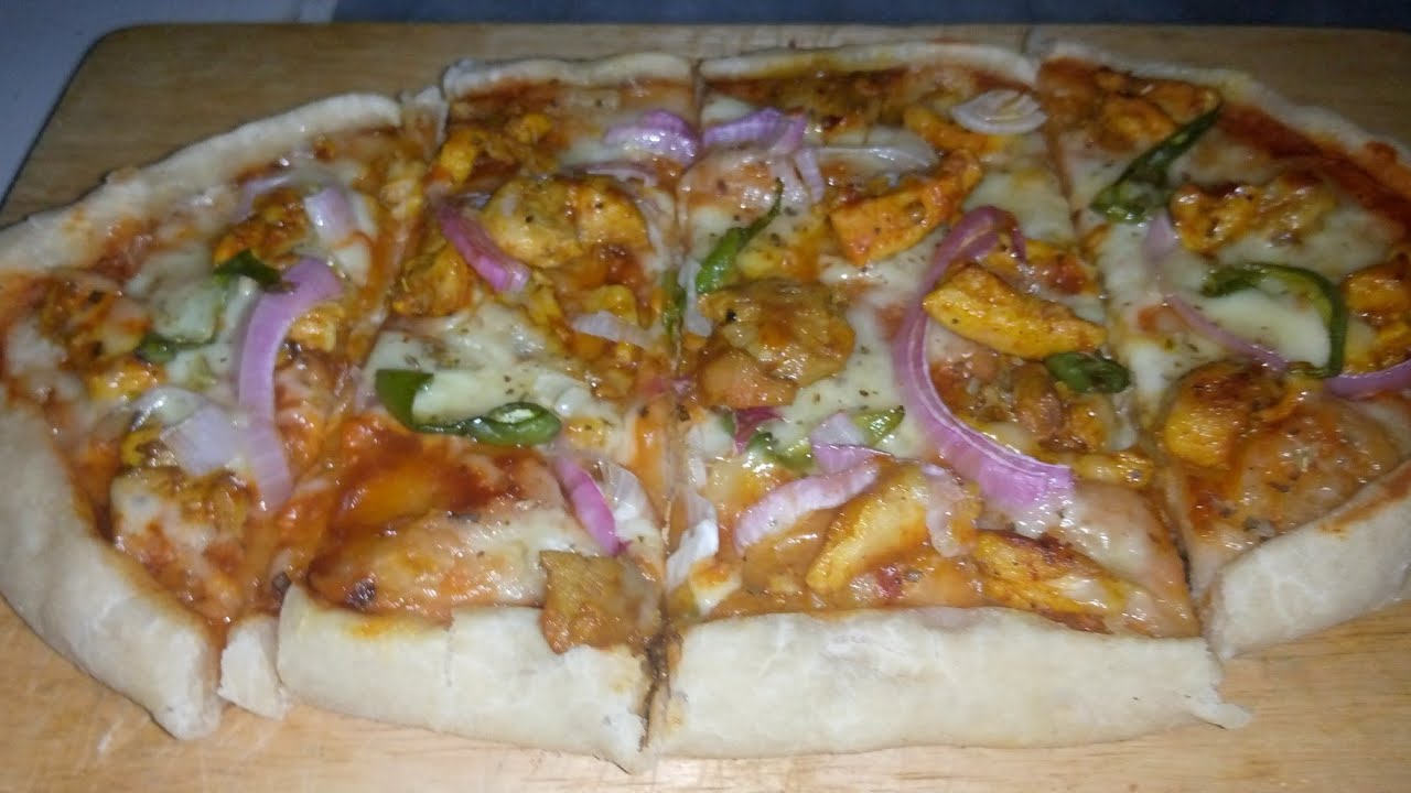 Afghani naan pizza | homemade recipe | kitchen with razia - YouTube