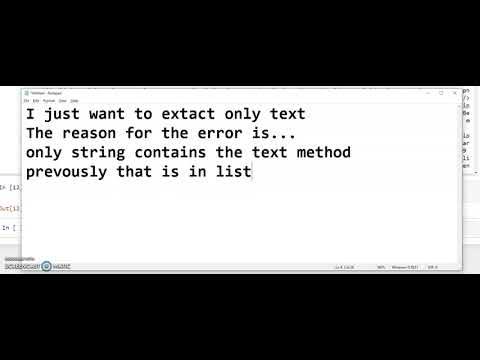 ResultSet object has no attribute 'text' | Python Programming | Web Scraping - YouTube