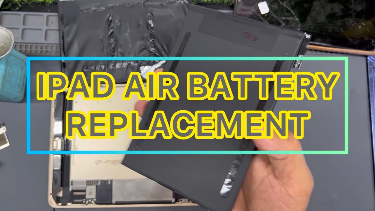 Ipad air battery replacement - YouTube