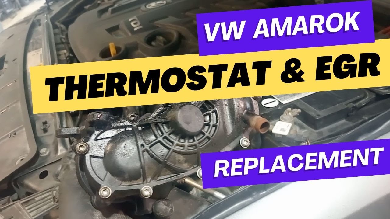 VW Amarok Thermostat and EGR Cooler / Valve Replacement (V6 DIESEL ...