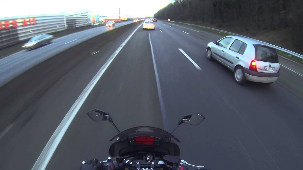 Insertion Autoroute A15 - ER6-F - GOPRO FULL HD - YouTube