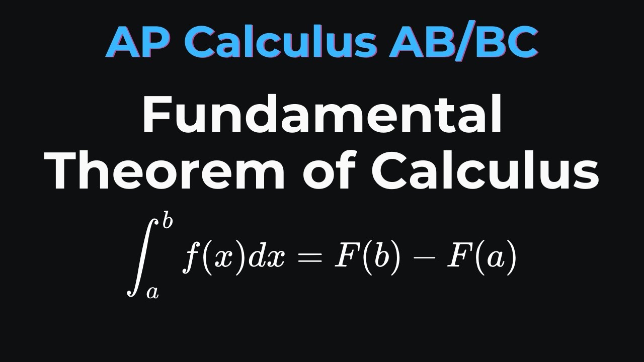 Fundamental Theorem of Calculus Part 1 | Definite vs. Indefinite ...