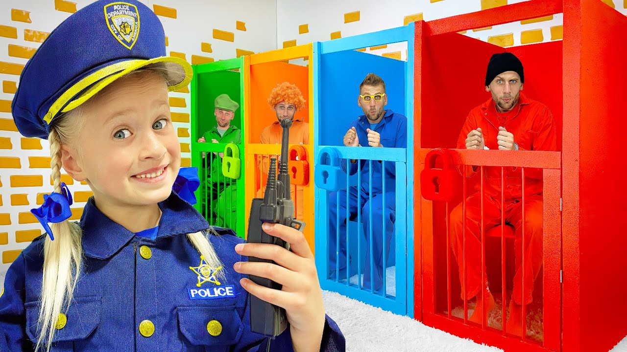 Police Adventures and Escape Challenge for kids - YouTube