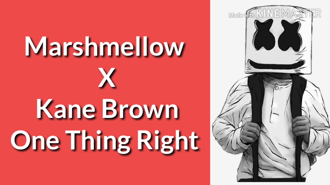 Marshmellow × Kane Brown - One Thing Right (Lyrics Video) - YouTube