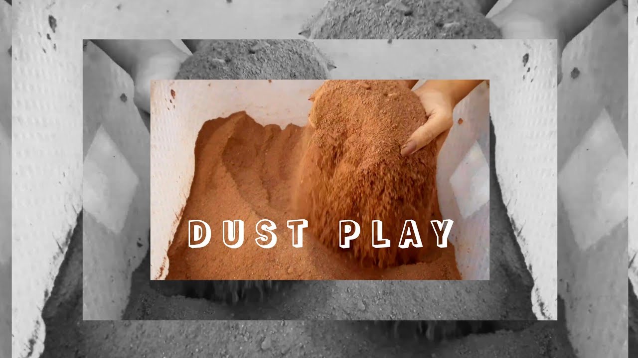 ASMR 🖤♥️ Charcoal & Red Dirt Dust Play 🌼 - YouTube