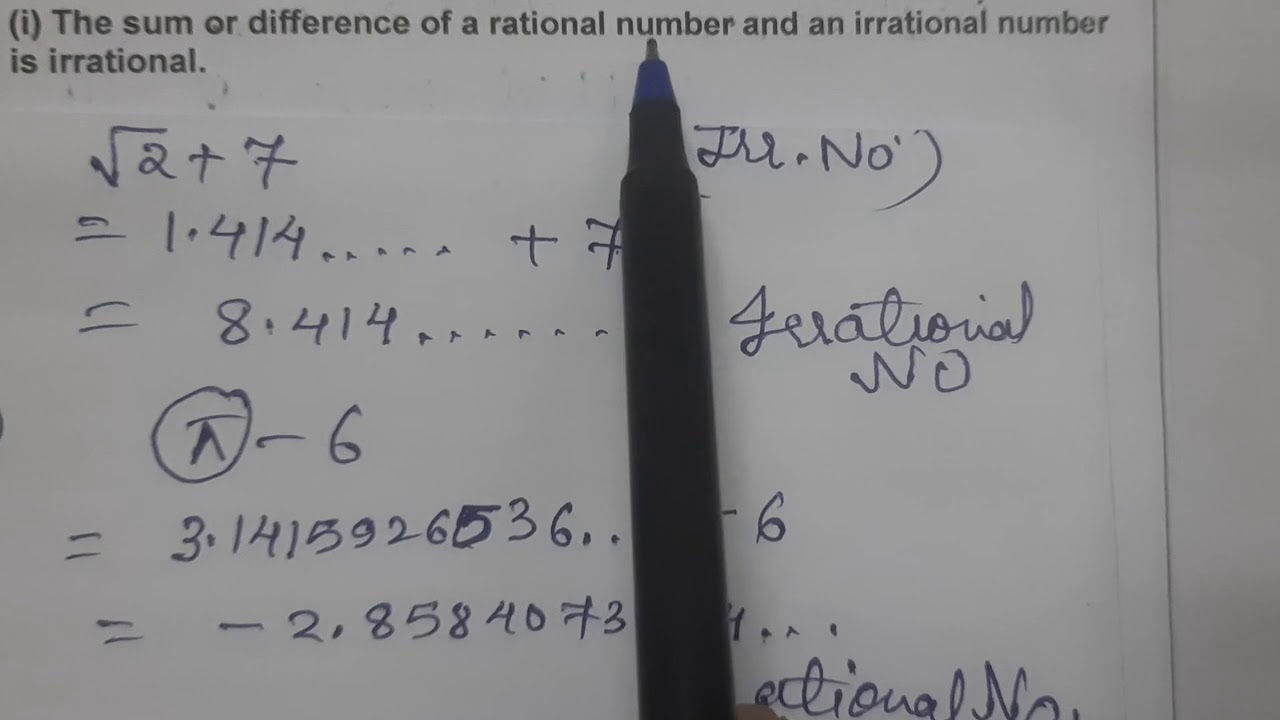 Number System/Class 9/Chapter-1/Operation on Real Numbers /Part-12 ...