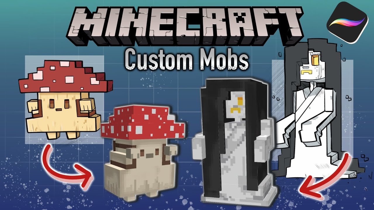 Designing MINECRAFT Custom Mobs [againnn] - YouTube