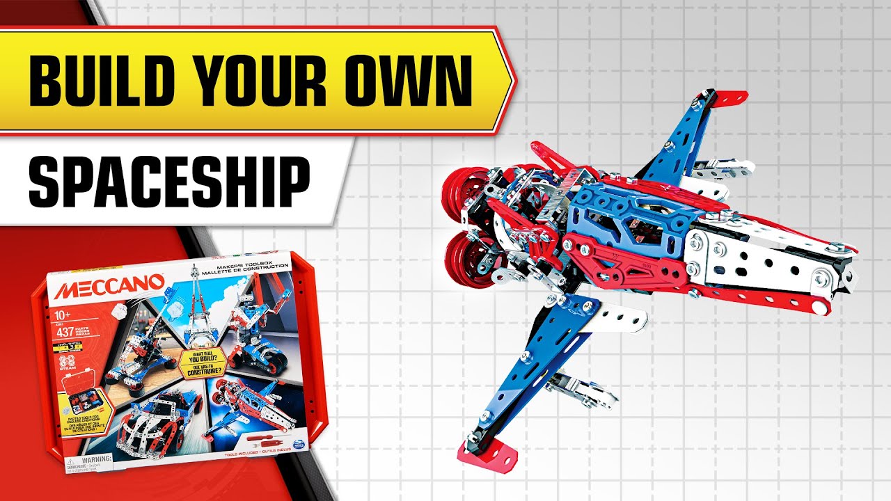 How To Build A Spaceship | Meccano Maker’s Toolbox - YouTube