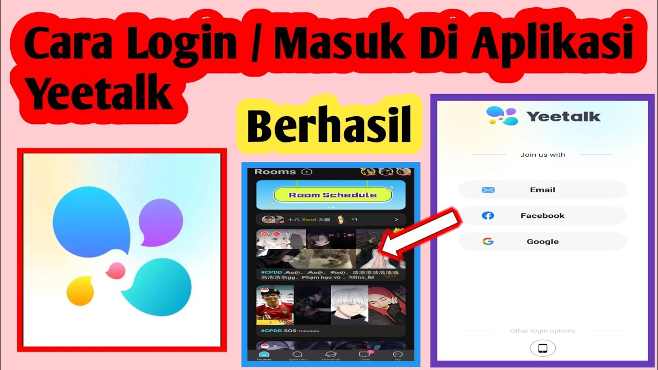 Cara Login Di Aplikasi Yeetalk | Cara Masuk Aplikasi Yeetalk - YouTube