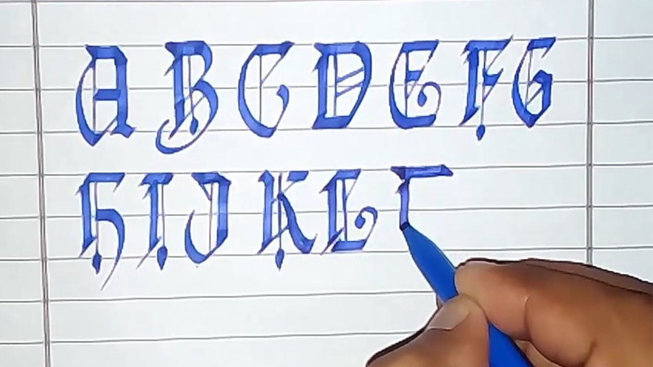 Calligraphy | How To Do Calligraphy | Calligraphy Tutorial For Advance ...